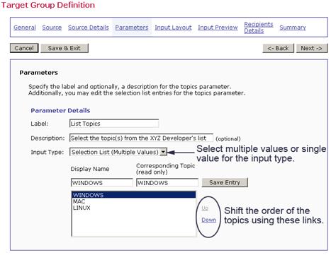 Section 14 Classic LISTSERV List Target Groups