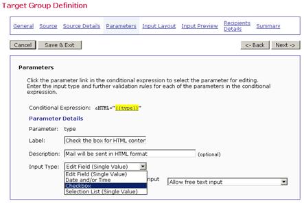 Section 14 Classic LISTSERV List Target Groups