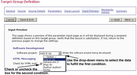 Section 14 Classic LISTSERV List Target Groups